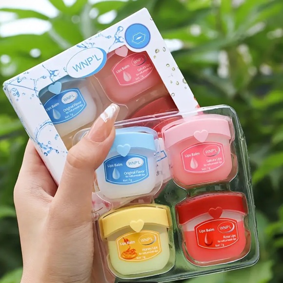 Makeup | 4 Piece Moisturizing Lip Balm Set | Poshmark